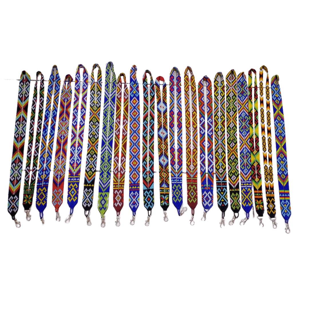 Borneo Handicraft Customizable Rungus Beaded Lanyard (2cm width ...