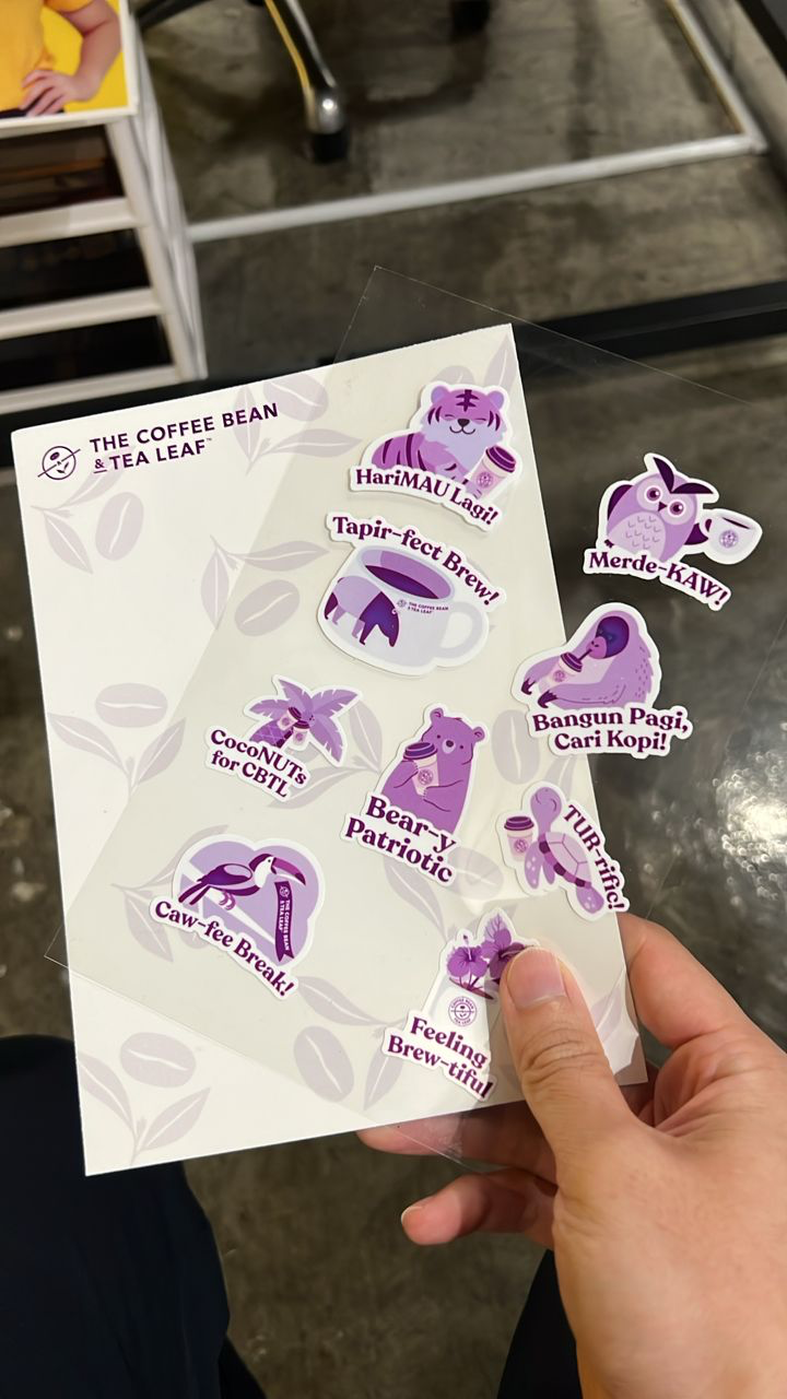 A5 Clear Background Vinyl Sticker with Backer Card and OPP plastic ...