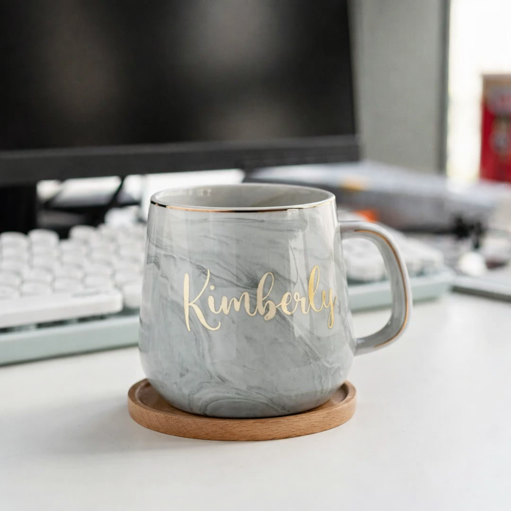 Grey Ceramic Mug Gift Set | Corporate Gifts Malaysia | MessengerCo