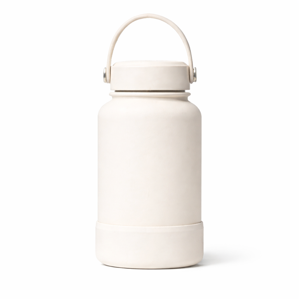 LANTERN 650ml Thermos Stainless Steel Bottle - Beige | Corporate Gifts ...